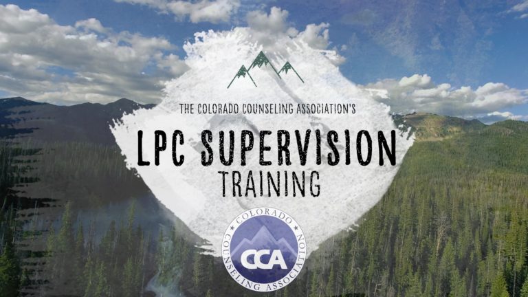 LPC Supervision Training – Colorado Counseling Association